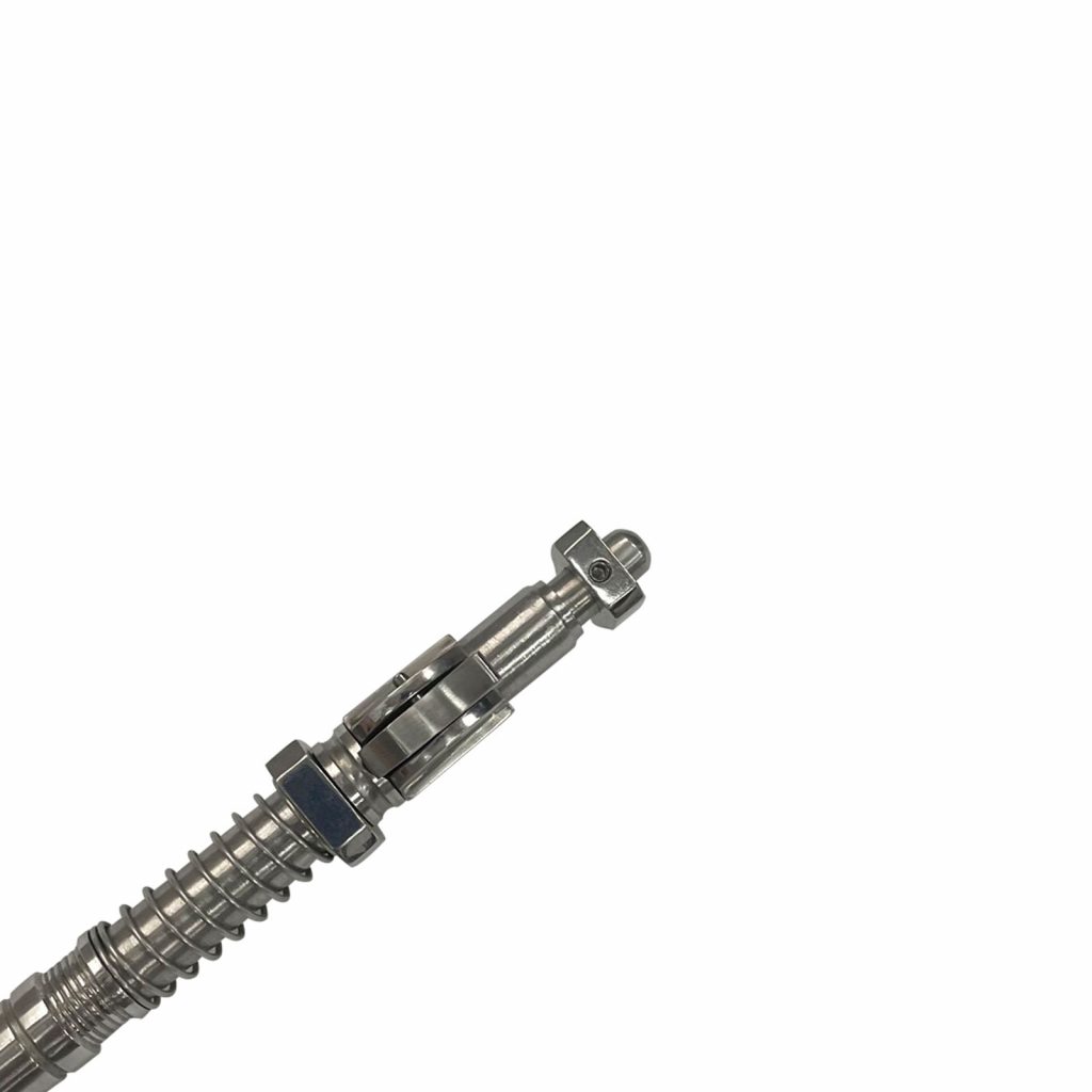 Mechanical "Slide-Action" Pen in Hand-Finished Stainless Steel - KOC